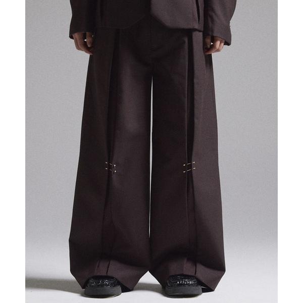 ZOZO問い合わせ番号:101449976ショップ:EMMA CLOTHES，エマ クローズブランド:GRANCY，グランシー商品名:【GRANCY】Pierced Tuck Slacks / ピアスデザインタックスラックスカテゴリ:パンツ...