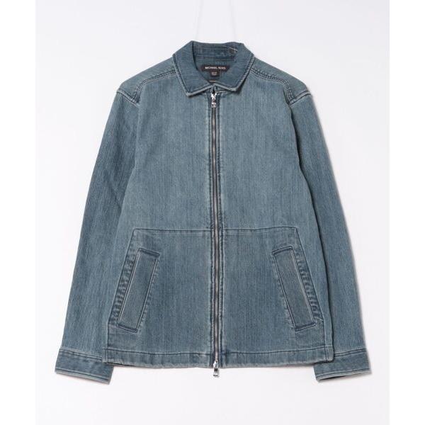 『セール実施中』ZOZO問い合わせ番号:101450338ショップ:MICHAEL KORS MENS，マイケル コース メンズブランド:MICHAEL KORS，マイケルコース商品名:ハンドウォッシュ デニム ジップ シャツ ジャケットカ...