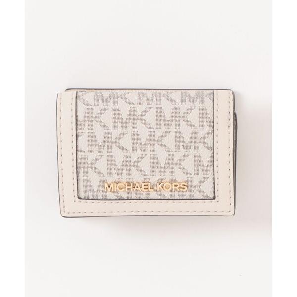『セール実施中』ZOZO問い合わせ番号:101450352ショップ:MICHAEL KORS，マイケル・コースブランド:MICHAEL KORS，マイケルコース商品名:JET SET TRAVEL トライフォールド ジップ ウォレット エク...