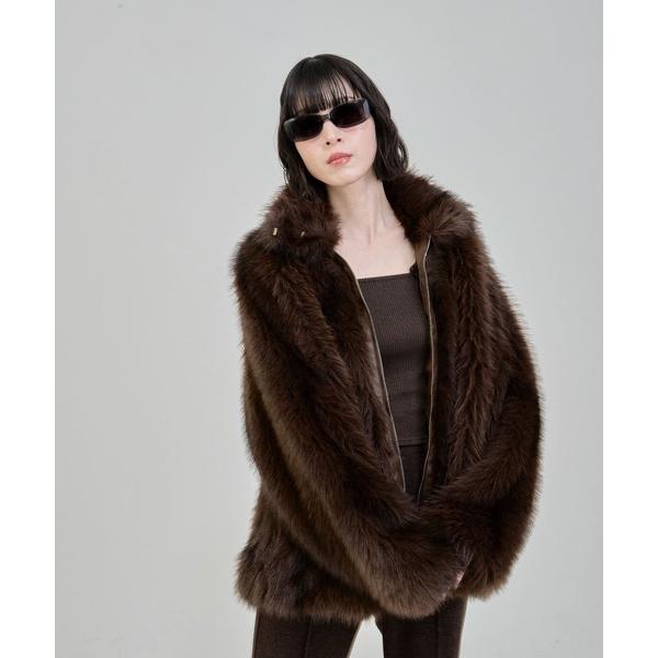 ZOZO問い合わせ番号:101472251ショップ:Jammin.，ジャミン ドットブランド:Nora Lily，ノラリリー商品名:【Nora Lily】「elle」Mottled pattern Fur Blousonカテゴリ:ジャケット...