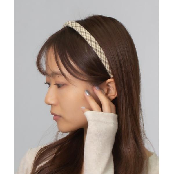 『タイムセール実施中』ZOZO問い合わせ番号:101482592ショップ:VIBGYOR，ヴィブジョーブランド:Peony，ピオニー商品名:【Peony/ピオニー】/レトロチェックカチューシャカテゴリ:ヘアアクセサリー>カチューシャブ...