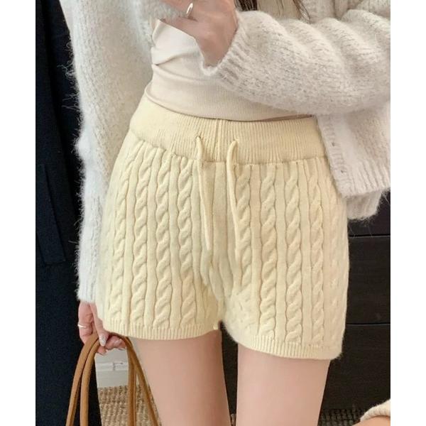 『タイムセール実施中』ZOZO問い合わせ番号:101482661ショップ:VIBGYOR，ヴィブジョーブランド:Chiina，チーナ，VIBGYOR，ヴィブジョー商品名:Chiina/ハイウエスト　ケーブルニットパンツカテゴリ:パンツ&gt...