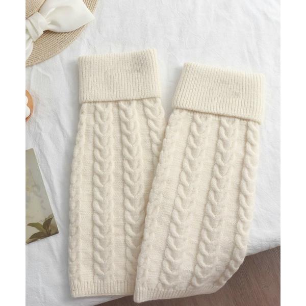 『タイムセール実施中』※このアイテムは返品・交換対象外商品です。ZOZO問い合わせ番号:101482733ショップ:Mayree，メイリーブランド:Chiina，チーナ，Mayree，メイリー商品名:Chiina /ケーブル編みニットレッグ...
