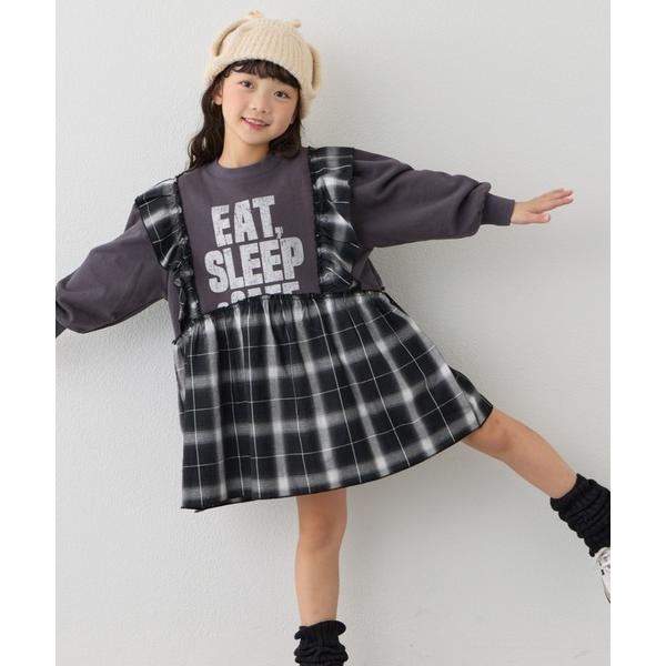 『タイムセール実施中』ZOZO問い合わせ番号:101483396ショップ:CIAOPANIC TYPY，チャオパニックティピーブランド:CIAOPANIC TYPY，チャオパニックティピー商品名:【KIDS】【WEB限定】裏毛切替ミニチュニ...