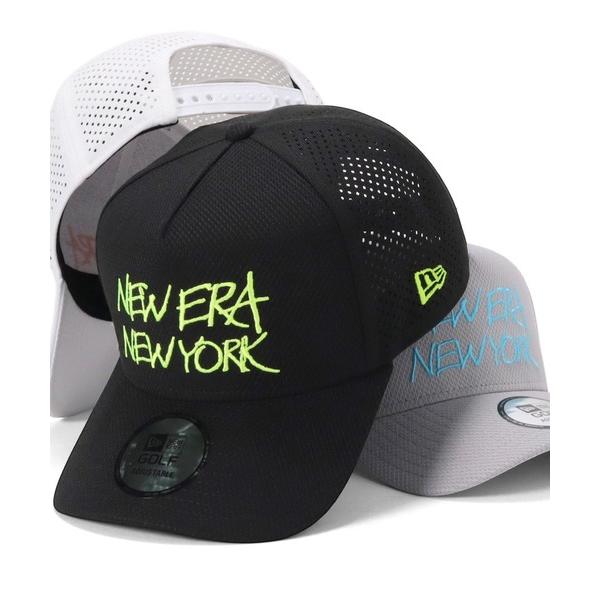 ZOZO問い合わせ番号:101483585ショップ:ONSPOTZ，オンスポッツブランド:NEW ERA，ニューエラ商品名:ニューエラ ゴルフキャップ 9FORTYA-FRAME レーザーパフォーテッドメッシュカテゴリ:帽子>キャップ...