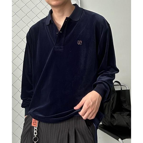 ZOZO問い合わせ番号:101483879ショップ:Auntie Rosa，アンティローザブランド:UNDERSTATEMENTs，アンダーステイトメント商品名:【ユニセックス】 ベロア刺繍ポロシャツカテゴリ:トップス>ポロシャツブラ...