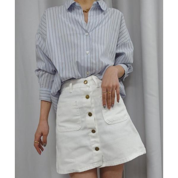 『タイムセール実施中』ZOZO問い合わせ番号:101483881ショップ:CORNERS，コーナーズブランド:Lots of Love，ロッツオブラブ，CORNERS，コーナーズ商品名:センターボタンミニスカートカテゴリ:スカート>デ...