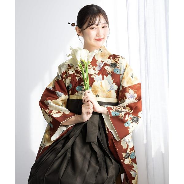 『タイムセール実施中』ZOZO問い合わせ番号:101484447ショップ:SOUBIEN，ソウビエンブランド:SOUBIEN，ソウビエン商品名:【floro by SOUBIEN】レディース袴4点セット（着物・襦袢・下帯・袴）カテゴリ:水着...