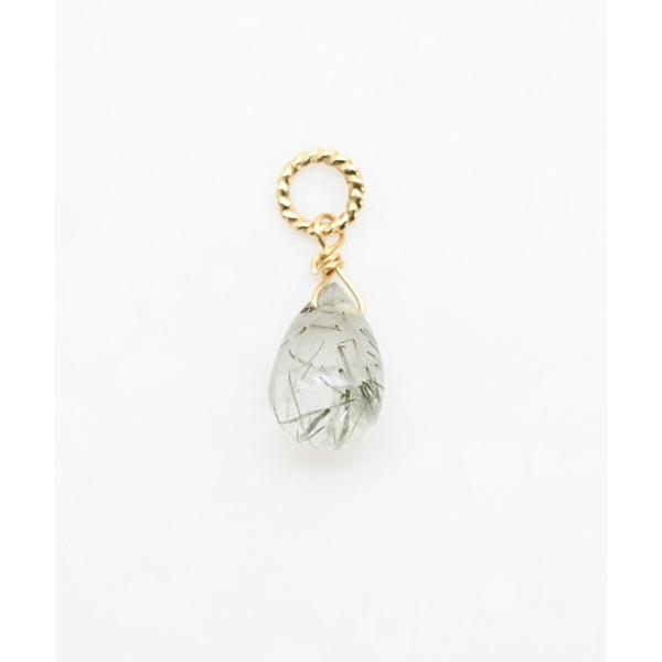 ZOZO問い合わせ番号:101484454ショップ:sowi，ソーイブランド:sowi，ソーイ商品名:【ZOZOTOWN限定】K10YG グリーン レッド/グリーンルチルクォーツ チャーム（各1点もの）カテゴリ:アクセサリー>チャーム...