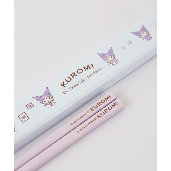 ZOZO問い合わせ番号:101484725ショップ:SiNCERE，シンシアブランド:sanrio，サンリオ，SiNCERE，シンシア商品名:〈SANRIO/サンリオ〉クロミ 引フタ箸箱セット 19.5cm お箸 ケース HS-16カテゴリ...