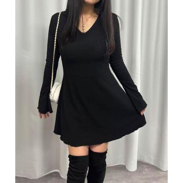 『タイムセール実施中』ZOZO問い合わせ番号:101484766ショップ:CORNERS，コーナーズブランド:Lots of Love，ロッツオブラブ，CORNERS，コーナーズ商品名:Vネックフレアーワンピカテゴリ:ワンピース/ドレス&g...