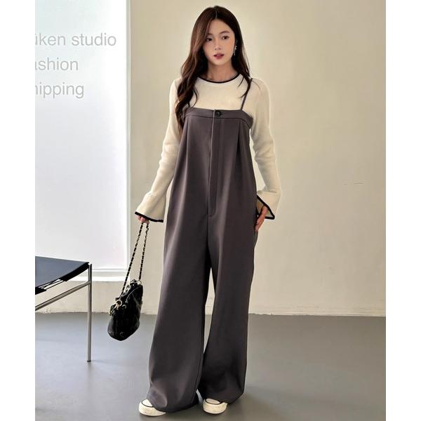 『タイムセール実施中』ZOZO問い合わせ番号:101484942ショップ:by LEGNA，バイレグナブランド:by LEGNA，バイレグナ商品名:【選べる丈感】裏起毛ベアオールインワンカテゴリ:オールインワン・サロペット>サロペット...