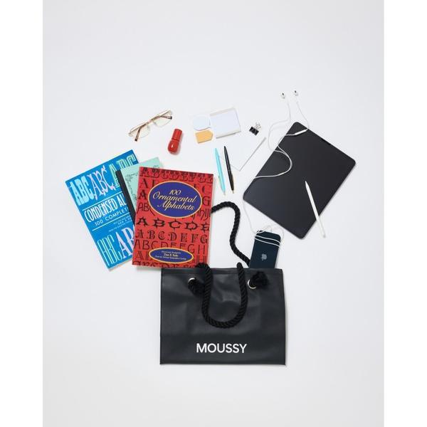 ZOZO問い合わせ番号:101486963ショップ:MOUSSY，マウジーブランド:MOUSSY，マウジー商品名:MOUSSY SOUVENIR F/LEATHER バッグカテゴリ:バッグ>トートバッグブランド品番:010JSA55-...