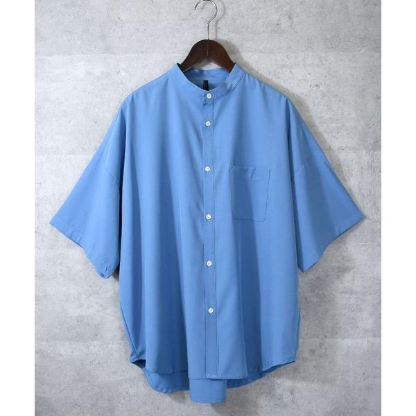 参考価格：7，506円発売時期：2023年04月コンディション：B（目立つ使用感なし）使用感が少ない、または気にならないアイテム全体的：色あせ参考商品名：ポリストレッチ ルーズフィットバンドカラーシャツSS参考品番：122416H/1224...