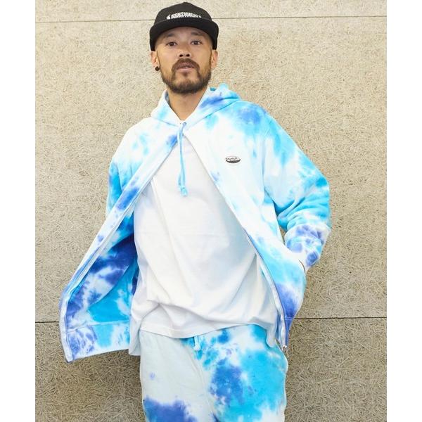 ZOZO問い合わせ番号:101516923ショップ:ANLIO，アンリオブランド:BACANCES ALL INCLUSIVE，バカンサスオールインクルーシブ商品名:BLC ZIP TIE DYE HOODIE[ALEX LOGO]カテゴリ...