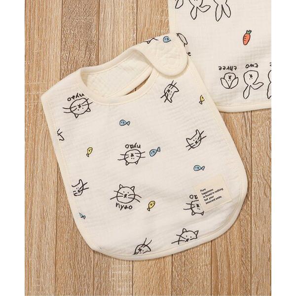 ※このアイテムは返品・交換対象外商品です。ZOZO問い合わせ番号:101516943ショップ:F.O.Online Store，エフオーオンラインストアブランド:BREEZE，ブリーズ商品名:ねこ・うさぎ大判ガーゼスタイカテゴリ:ママ＆ベビ...