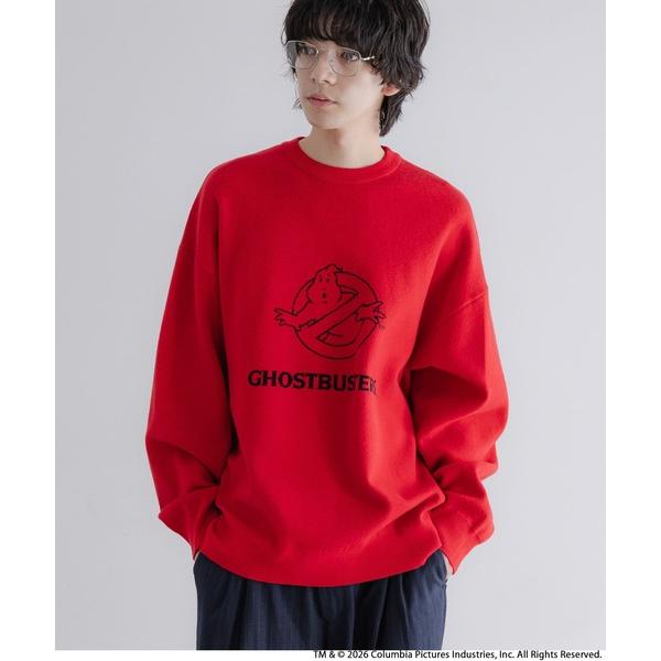 『セール実施中』ZOZO問い合わせ番号:101516971ショップ:LOWRYS FARM，ローリーズファームブランド:LOWRYS FARM，ローリーズファーム商品名:【LFM(U)】Ghostbusters／ジャガードニットプルオーバー...