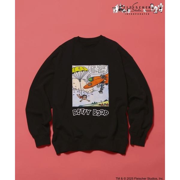 ZOZO問い合わせ番号:101516994ショップ:niko and...，ニコアンドブランド:niko and...，ニコアンド商品名:【Betty Boop(ベティ・ブープ)】CHARACTER PRINT SWEATSHIRTカテゴリ...