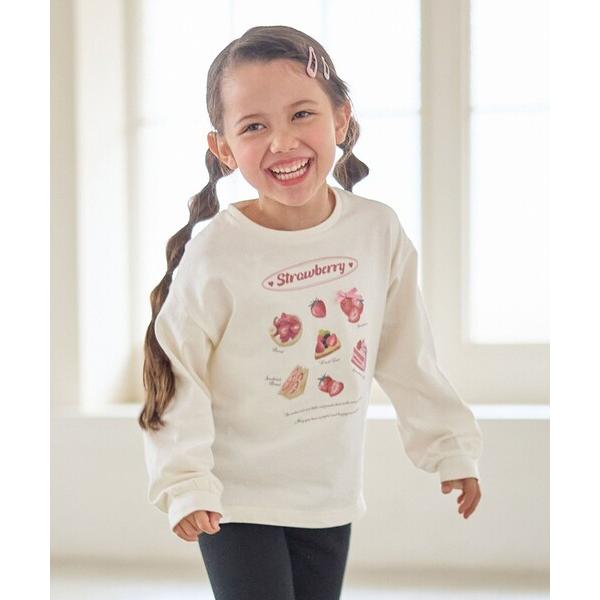 ZOZO問い合わせ番号:101517363ショップ:ANY，エニィブランド:ANY，エニィ商品名:【Strawberry Collection】アートプリント 長袖Tシャツカテゴリ:トップス>Tシャツ/カットソーブランド品番:KKFK...