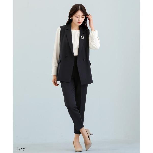 『セール実施中』ZOZO問い合わせ番号:101517560ショップ:White Collection，ホワイトコレクションブランド:White Collection，ホワイトコレクション商品名:【 コーデ自在セットスーツ 】 ジレ＆テーパー...