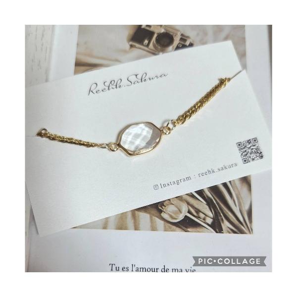 ZOZO問い合わせ番号:101517769ショップ:TONE，トーンブランド:tone，トーン商品名:【ReeHK.Sakura】  ガラスビーズブレスレット(MA)カテゴリ:アクセサリー>ブレスレットブランド品番:Reehk-41素...