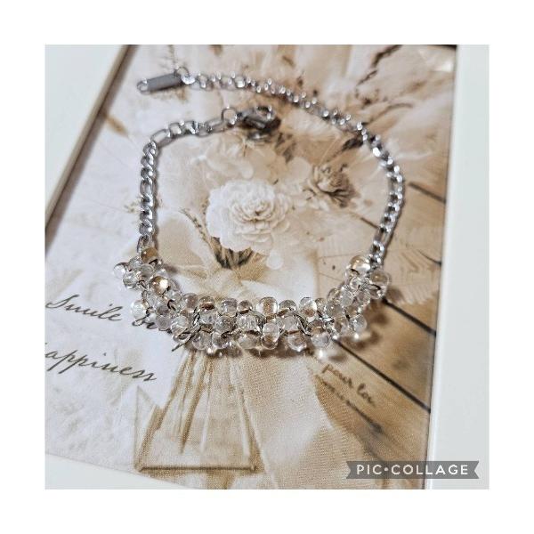 ZOZO問い合わせ番号:101517793ショップ:TONE，トーンブランド:tone，トーン商品名:【ReeHK.Sakura】しずくビーズブレスレット (MA)カテゴリ:アクセサリー>ブレスレットブランド品番:Reehk-44素材...