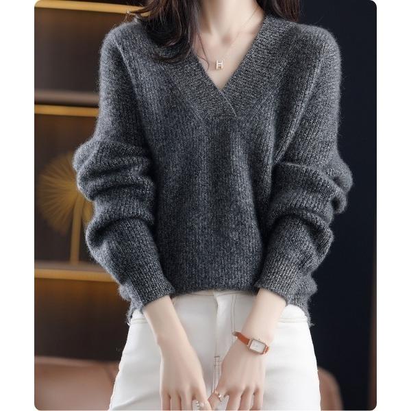 『タイムセール実施中』ZOZO問い合わせ番号:101517906ショップ:Bonjour Sagan，ボンジュールサガンブランド:I.O.E，アイオイ商品名:【韓国トレンド】フェミニンラインブイネックニットカテゴリ:トップス>ニット/...