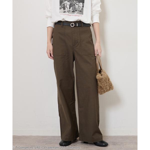 ZOZO問い合わせ番号:101518280ショップ:JOURNAL STANDARD，ジャーナルスタンダードブランド:JOURNAL STANDARD relume，ジャーナルスタンダード　レリューム商品名:《追加26》ワイドベイカーパンツ...