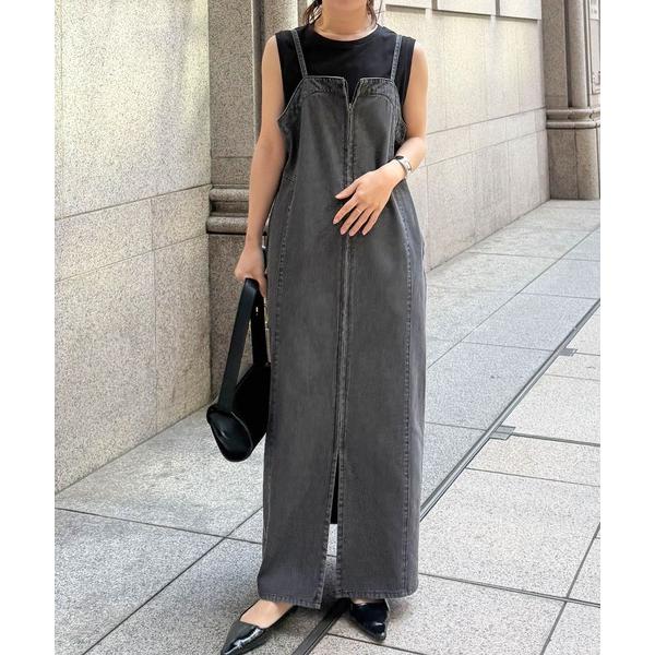 『セール実施中』ZOZO問い合わせ番号:101518846ショップ:RANAN，ラナンブランド:RANAN，ラナン商品名:フロントジップデニムジャンスカカテゴリ:ワンピース/ドレス>ワンピースブランド品番:720682素材:綿83%，...