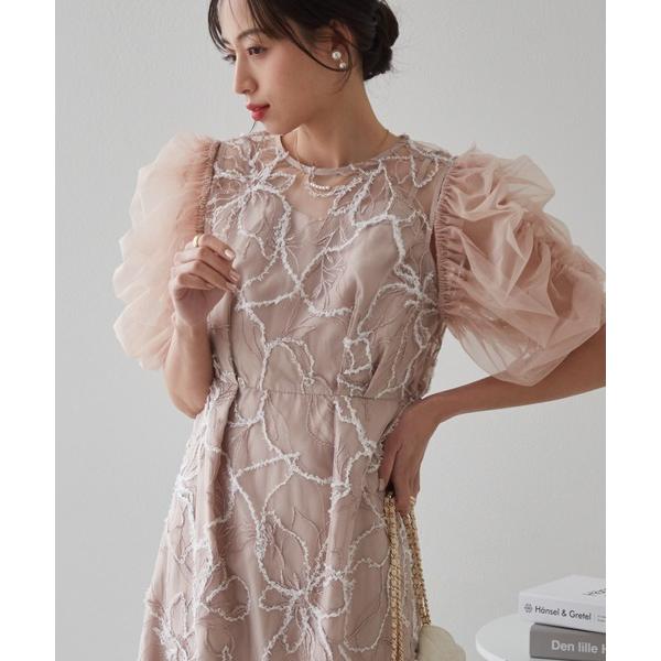 『タイムセール実施中』ZOZO問い合わせ番号:101518860ショップ:RANAN，ラナンブランド:RANAN，ラナン商品名:【3WAY/袖取り外し可能】フェザーレースドレス 結婚式 お呼ばれ オケージョンドレスカテゴリ:ワンピース/ドレ...