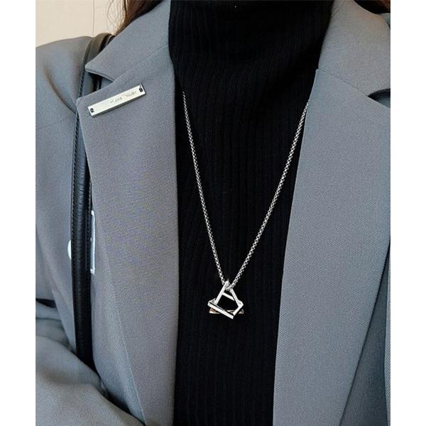 ZOZO問い合わせ番号:101518865ショップ:UP START，アップスタートブランド:WARAIJOGO，ワライジョウゴ，UP START，アップスタート商品名:スクエア＆トライアングルロングネックレス/レディース(T3)カテゴリ:...