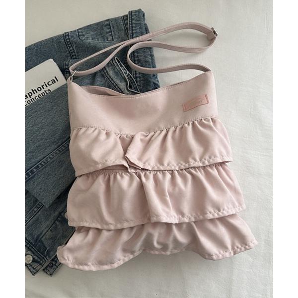 『タイムセール実施中』ZOZO問い合わせ番号:101518963ショップ:ENAF，エナフブランド:Flugge，フラッジー商品名:フリルショルダーバッグカテゴリ:バッグ>ショルダーバッグブランド品番:FL-1107素材:ポリエステル...