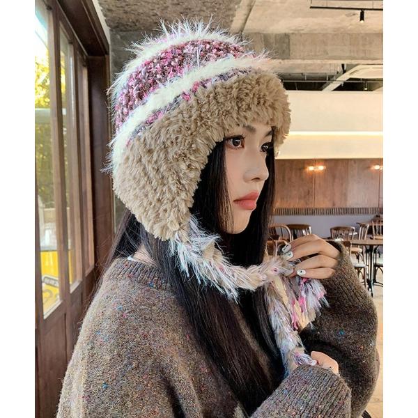 『タイムセール実施中』ZOZO問い合わせ番号:101519057ショップ:Ada.，エイダブランド:Miniministore，ミニミニストア商品名:ニット帽子 紐付き 韓国風 毛糸帽子カテゴリ:帽子>ニットキャップ/ビーニーブランド...