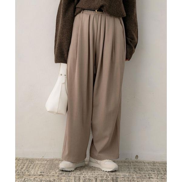 『タイムセール実施中』ZOZO問い合わせ番号:101519473ショップ:Chaco closet，チャコクローゼットブランド:NOAHL，ノアル商品名:【NOAHL】タックボリュームワイドパンツカテゴリ:パンツ>その他パンツブランド...