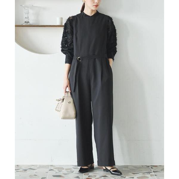 ZOZO問い合わせ番号:101519803ショップ:URBAN RESEARCH，アーバンリサーチブランド:URBAN RESEARCH，アーバンリサーチ商品名:『2サイズ展開』ベルト付きオールインワンカテゴリ:パンツ>その他パンツブ...