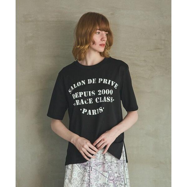 ZOZO問い合わせ番号:101521235ショップ:GRACE CONTINENTAL，グレースコンチネンタルブランド:GRACE CLASS，グレースクラス商品名:ステンシルレタードTカテゴリ:トップス>Tシャツ/カットソーブランド...