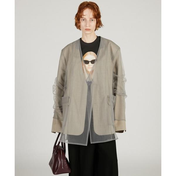 ZOZO問い合わせ番号:101524654ショップ:PRANK PROJECT，プランクプロジェクトブランド:PRANK PROJECT，プランクプロジェクト商品名:【2026Spring Pre-Order】チュールレイヤードジャケット ...