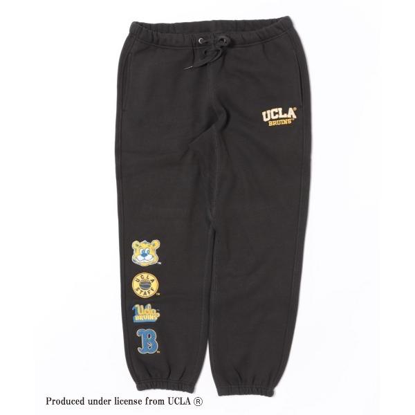 『セール実施中』ZOZO問い合わせ番号:101525809ショップ:TRANSITION，トランジションブランド:UCLA，ユーシーエルエー，TRANSITION，トランジション商品名:【UCLA】 刺繍ロゴ450ゲージ裏毛裏起毛ロングパン...
