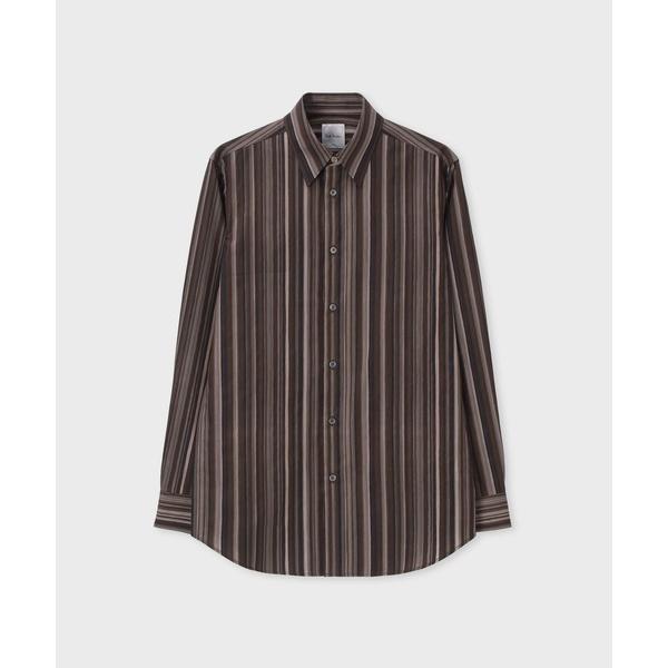 ZOZO問い合わせ番号:101527844ショップ:Paul Smith，ポール・スミスブランド:Paul Smith，ポールスミス商品名:Painted Signature Stripe” シャツ / 163308 598Zカテゴリ:トッ...