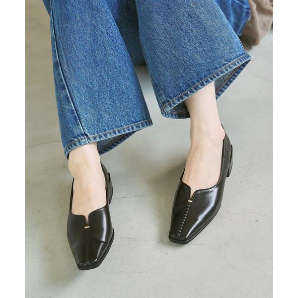 ZOZO問い合わせ番号:101539333ショップ:LE TALON，ルタロンブランド:LE TALON，ルタロン商品名:《追加》2.5cmスクエアスリットソフトフラットカテゴリ:シューズ>その他シューズブランド品番:26172820...