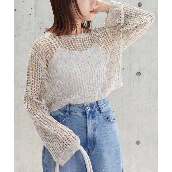 『セール実施中』参考価格：7，590円発売時期：2024年06月コンディション：A（使用感なし）数回使用した程度で使用感が感じられないアイテム参考商品名：マルチヤーンラメ入りメッシュプルオーバー参考品番：360126【商品に関する注意事項】...