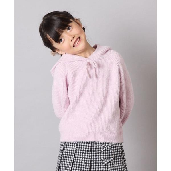 『タイムセール実施中』ZOZO問い合わせ番号:101562278ショップ:a.v.v，アー・ヴェ・ヴェブランド:a.v.v，アーヴェヴェ商品名:[120-160]【おうちで洗える】とろふわニットパーカーカテゴリ:トップス>ニット/セー...