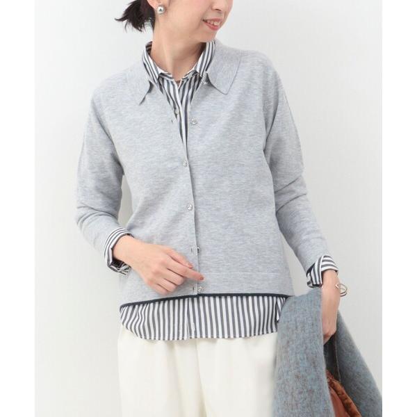 『セール実施中』ZOZO問い合わせ番号:101562333ショップ:NOLLEY'S，ノーリーズブランド:MICO COULIER，ミコクリエ，NOLLEY'S，ノーリーズ商品名:スーパーストレッチ衿付きカーディガンカテゴリ:トップス&gt...