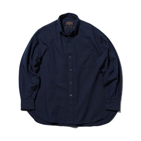 ZOZO問い合わせ番号:101562583ショップ:BEAMS MEN，ビームス メンブランド:BEAMS PLUS，ビームスプラス商品名:B.D. Classic-fit Indigo Oxfordカテゴリ:トップス>シャツ/ブラウ...
