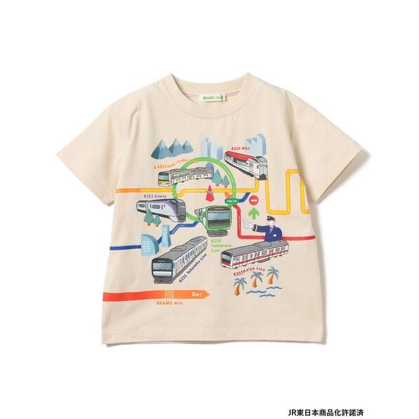 ZOZO問い合わせ番号:101562606ショップ:BEAMS HEART，ビームスハートブランド:BEAMS mini，ビームスミニ商品名:JR 在来線 Tシャツ 2026SS（90〜140cm）カテゴリ:トップス>Tシャツ/カット...