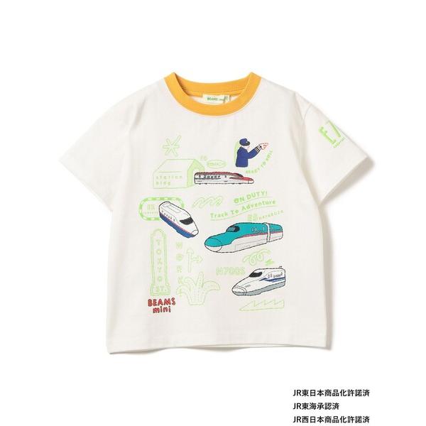 ZOZO問い合わせ番号:101562607ショップ:BEAMS HEART，ビームスハートブランド:BEAMS mini，ビームスミニ商品名:JR 新幹線 Tシャツ 2026SS（90〜140cm）カテゴリ:トップス>Tシャツ/カット...