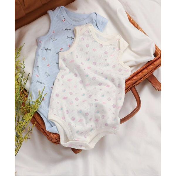 ※このアイテムは返品・交換対象外商品です。ZOZO問い合わせ番号:101562799ショップ:F.O.Online Store，エフオーオンラインストアブランド:apres les cours，アプレレクール商品名:ベビーメッシュ肌着　総柄...