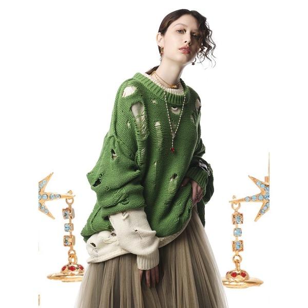 参考価格：26，400円発売時期：2022年06月コンディション：C（やや使用感あり）使用感があり、やや気になる傷や汚れがあるアイテム全体的：汚れ全体的：ほつれ参考商品名：Ghost Sweater参考品番：2322626001【商品に関す...