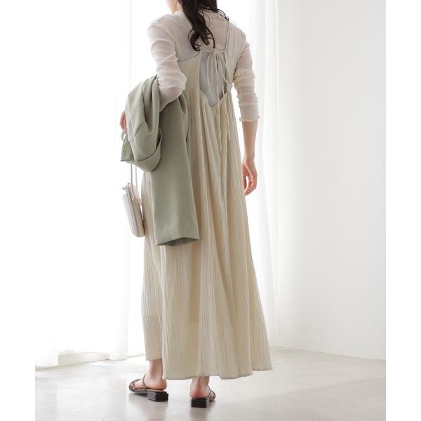 『セール実施中』参考価格：6，050円発売時期：2023年03月コンディション：A（使用感なし）数回使用した程度で使用感が感じられないアイテム参考商品名：バックシャン キャミワンピース参考品番：533636600【商品に関する注意事項】・こ...