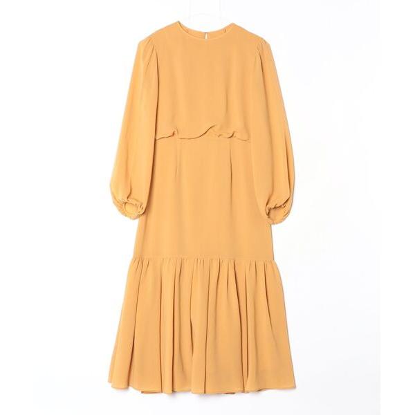 『タイムセール実施中』参考価格：37，400円発売時期：2024年11月コンディション：B（目立つ使用感なし）使用感が少ない、または気にならないアイテム全体的：色あせ参考商品名：【フォーマル/シーズンレス】ジョーゼット ティアードドレス参考...